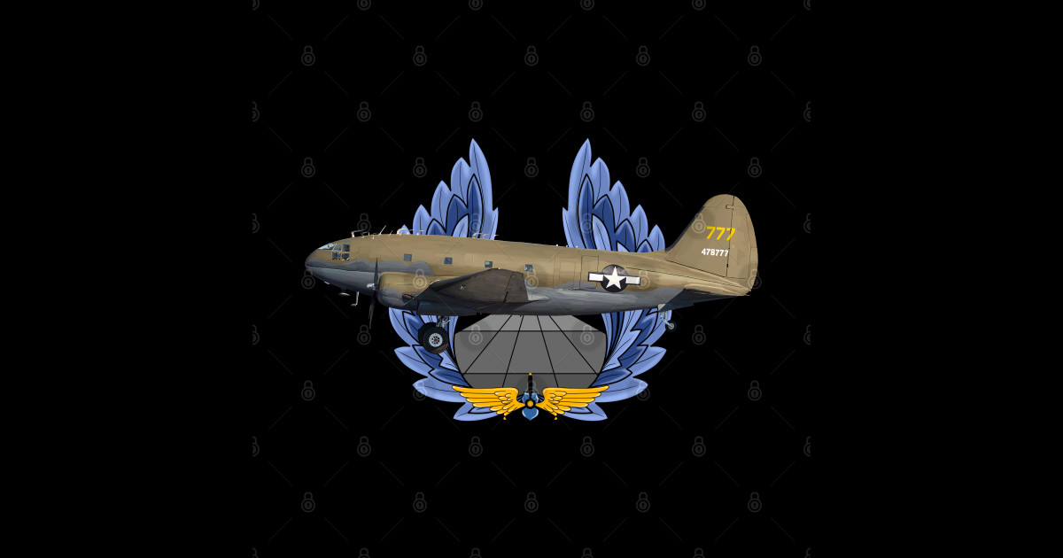 Curtiss C-46 Commando - Curtiss C 46 Commando - Sticker | TeePublic