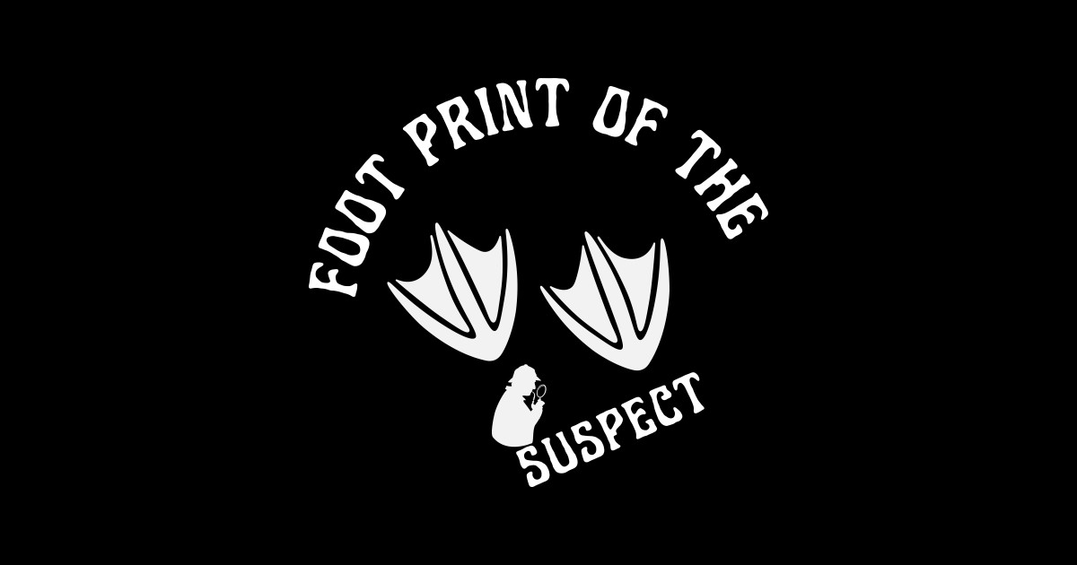 The Foot Print The Suspect - Duck Hunting - Sticker | TeePublic
