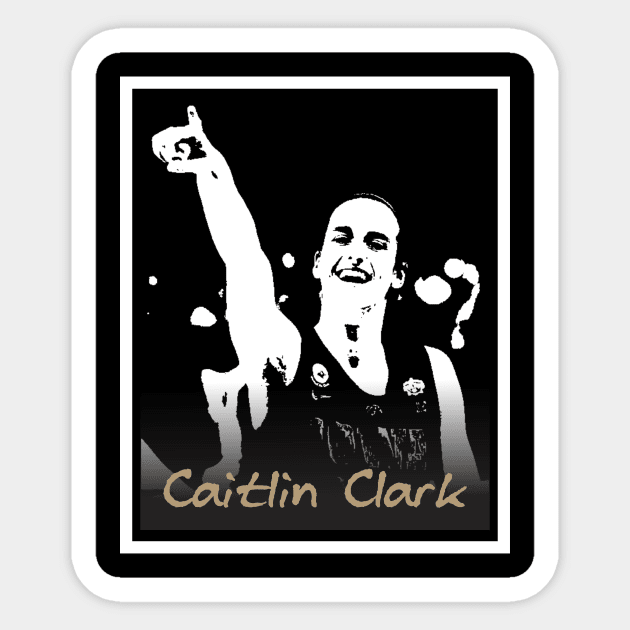 indiepop caitlin clark - Caitlin Clark - Sticker | TeePublic