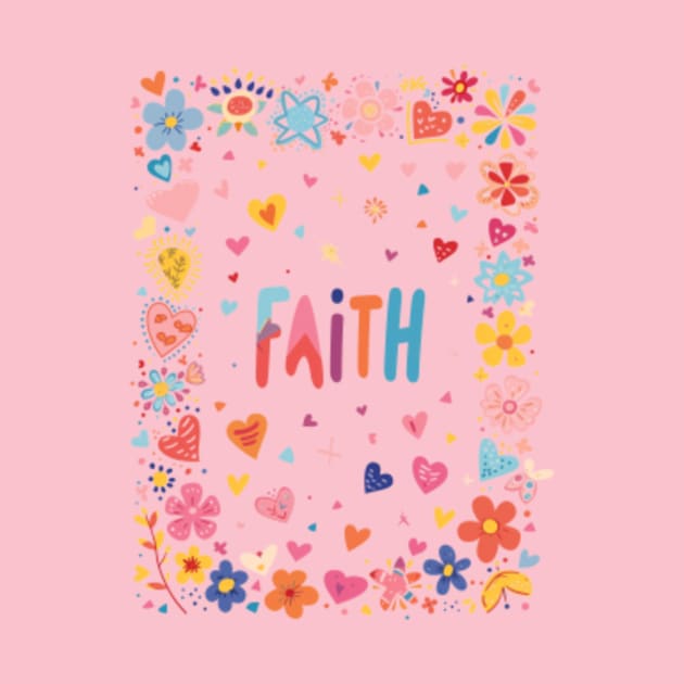 Hearts & Flowers: A Pastel Promise for Her - Inspirational - T-Shirt ...