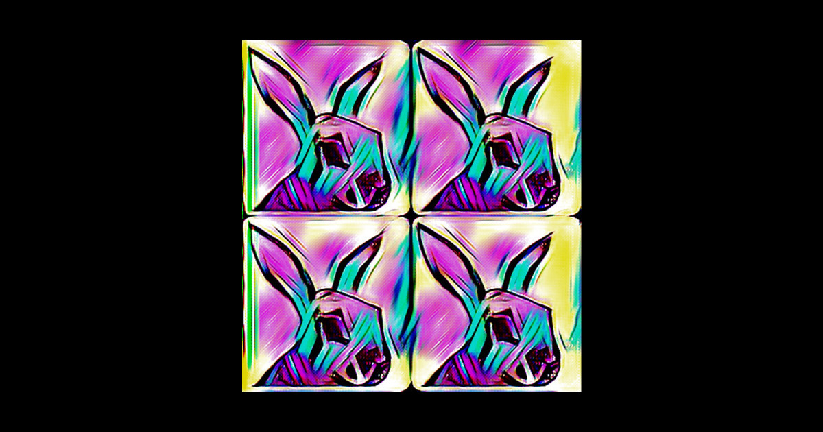 Sweetie the Princess English Spot Rabbit - Pop Art Rabbit - Sticker ...