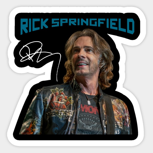 artist solo 2 - Vintage Rick Music Springfield - Sticker | TeePublic