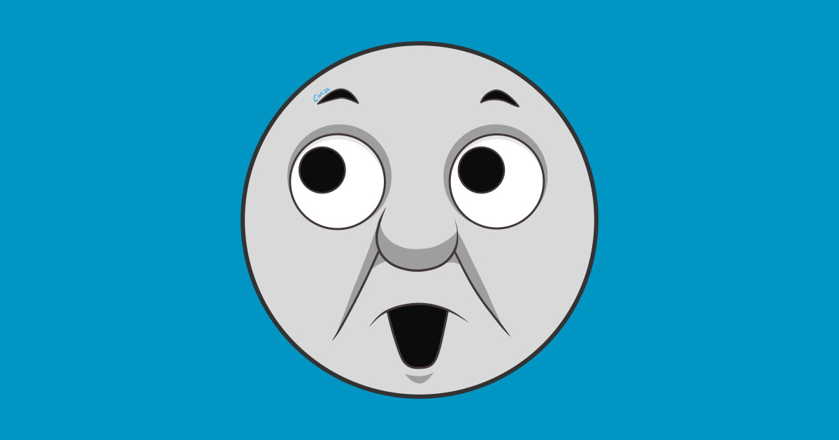 Thomas Shocked Face - Thomas - T-Shirt | TeePublic