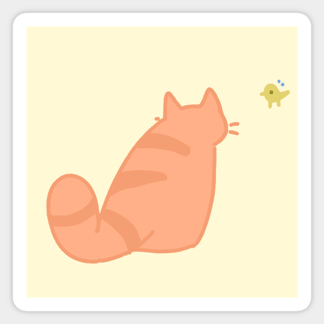 Big Cat - Cat - Sticker | TeePublic