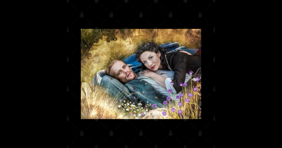 flowers in the garden - Outlander Show - Sticker | TeePublic