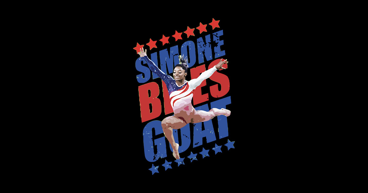 Simone Biles Goat - Simone Biles - Sticker | TeePublic