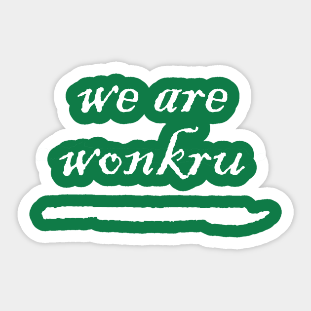 We Are Wonkru (Machete) - The 100 - Sticker | TeePublic