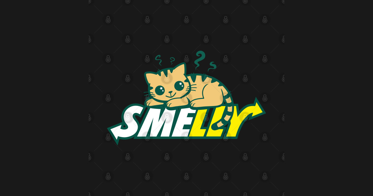 Funny Smelly Cat Cute Kitty Gift For Cat Lovers - Funny - T-Shirt ...