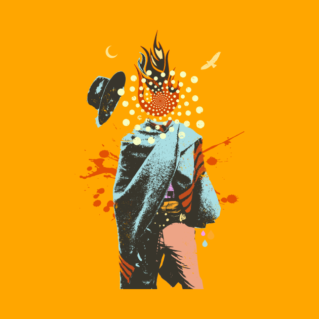 PSYCHEDELIC COWBOY - Psychedelic - Pin | TeePublic