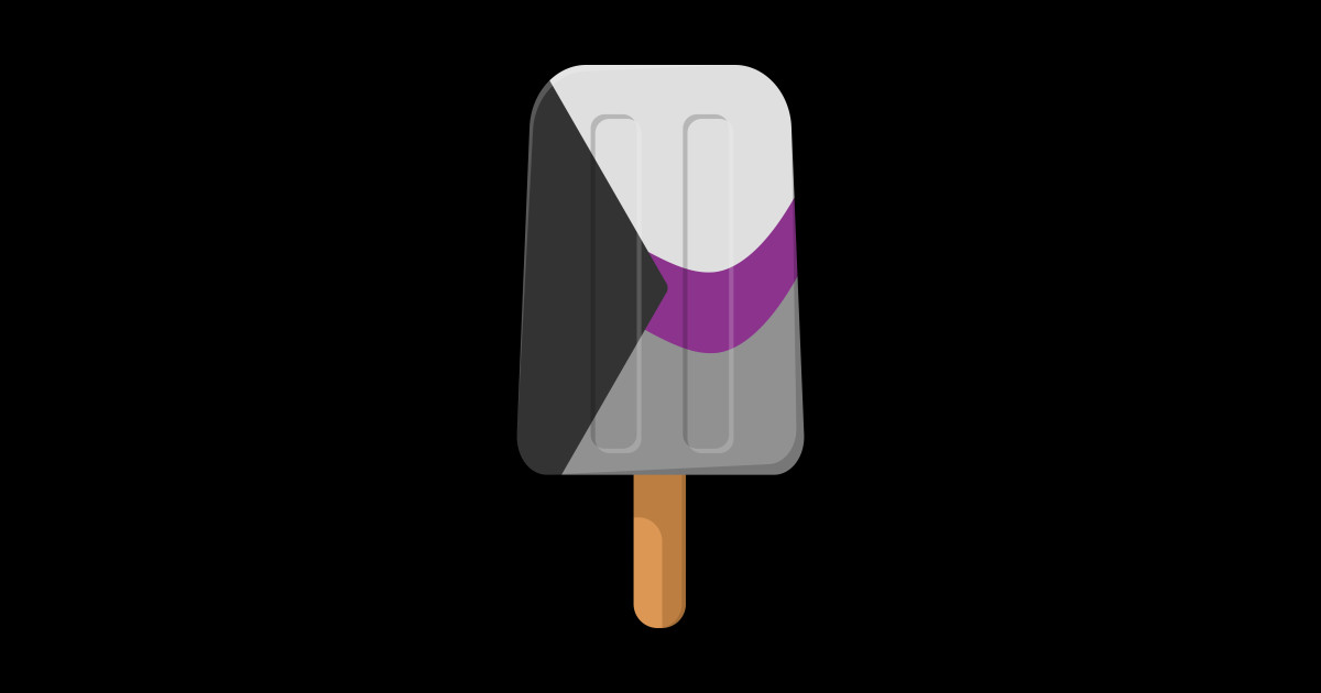 Cute Demisexual Pride Flag Popsicle - Demisexual Pride - Sticker ...