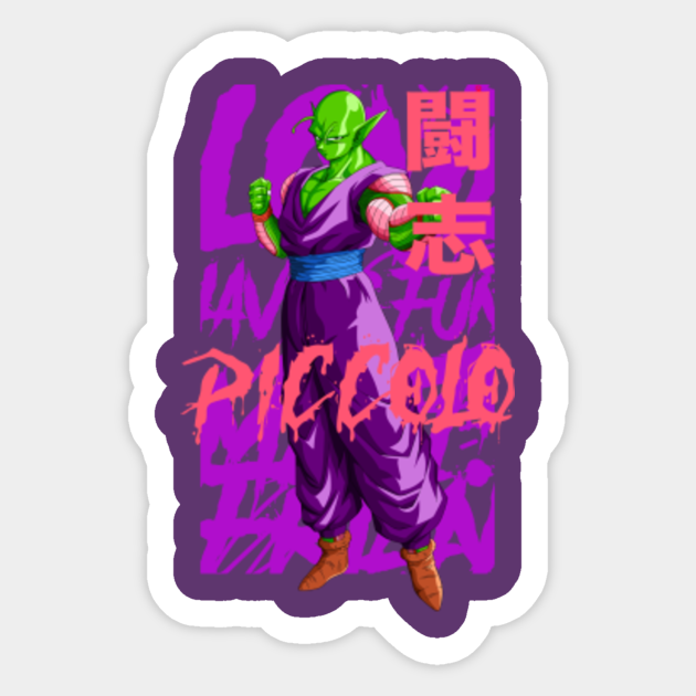 piccolo drip - Dragonballsuper - Sticker | TeePublic