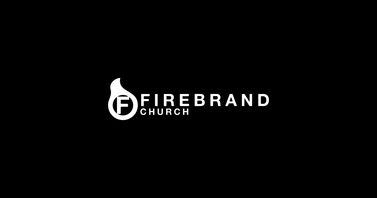 Firebrand White Logo - Church - Pin | TeePublic