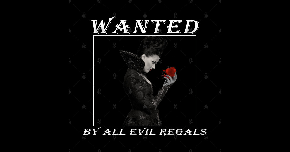 Wanted Evil Queen - Lana Parrilla - Sticker | TeePublic