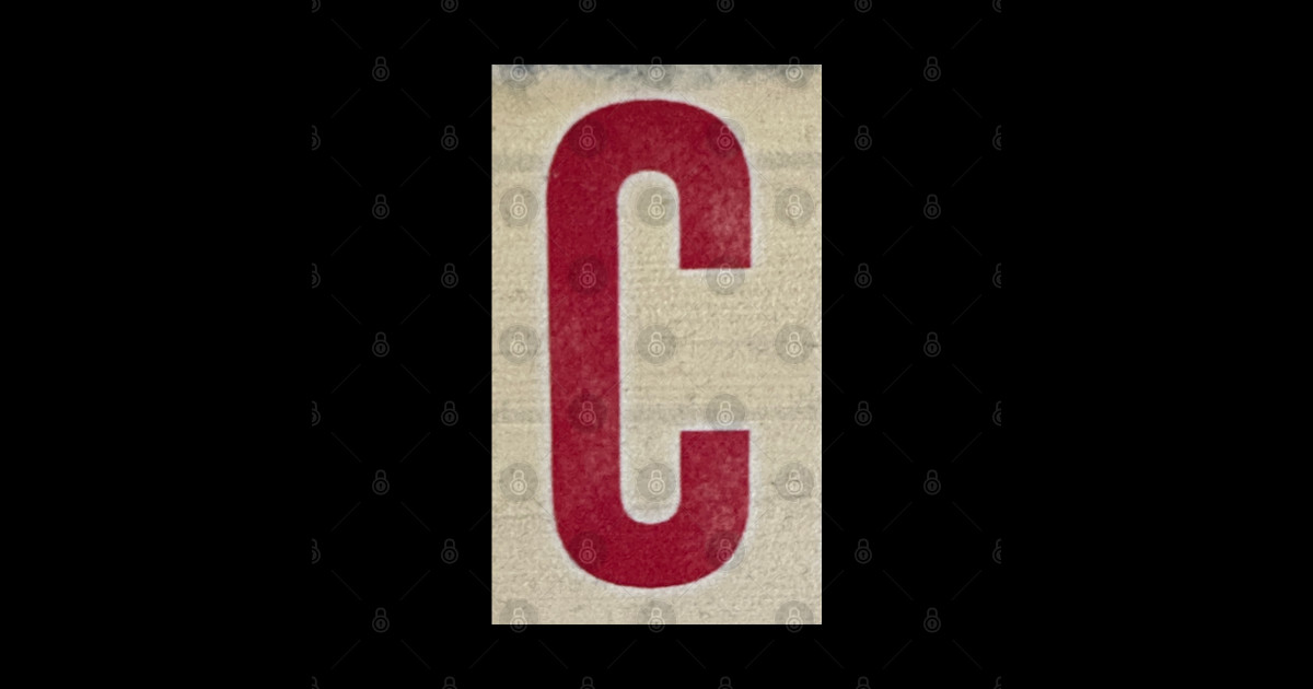 Letter C Metal Sign - Letter C - Sticker | TeePublic