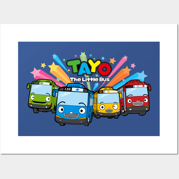 Tayo And Friends - Tayo The Little Bus - Posters and Art Prints | TeePublic