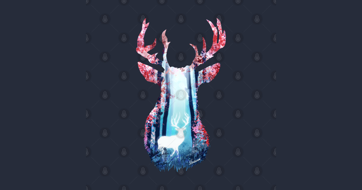 Spirit Deer - Deer - T-Shirt | TeePublic