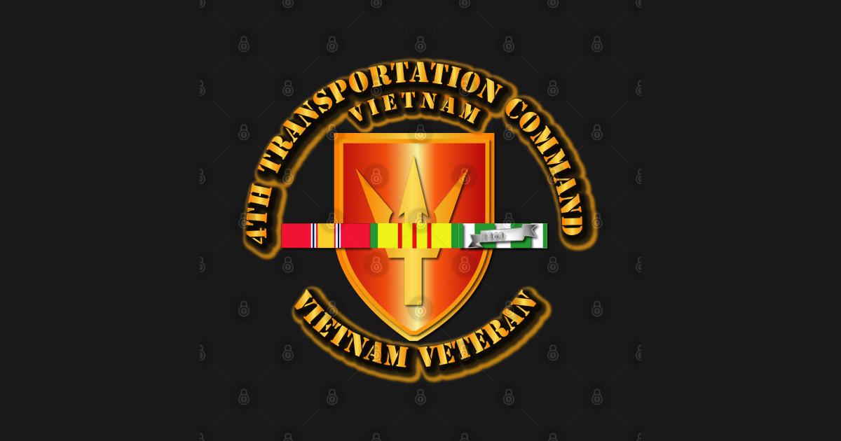 4th Transportation Command w SVC Ribbons - 4th Transportation Command ...