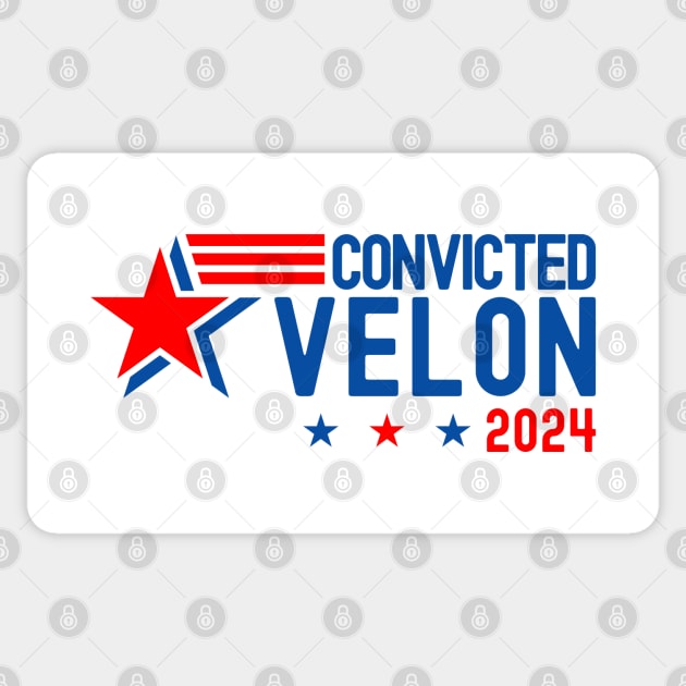 Convicted Felon 2024, Free Trump - Convicted Felon - Sticker | TeePublic