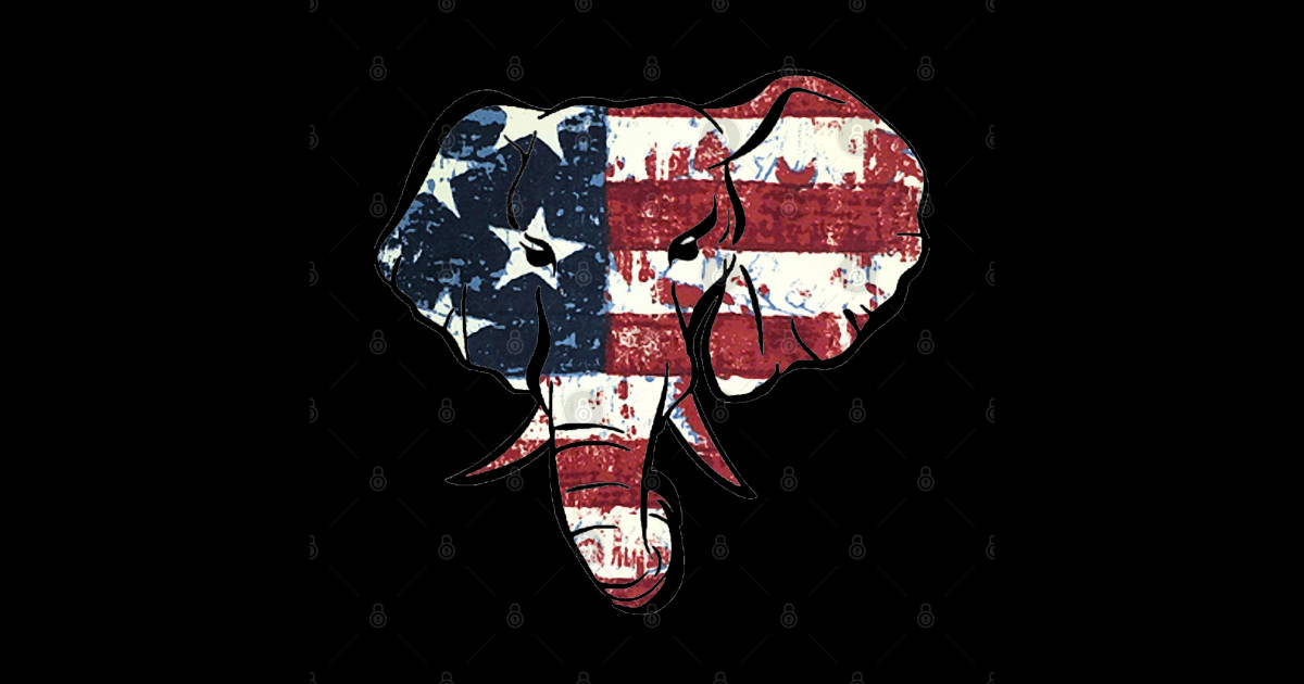 Republican Elephant - Us - Sticker | TeePublic