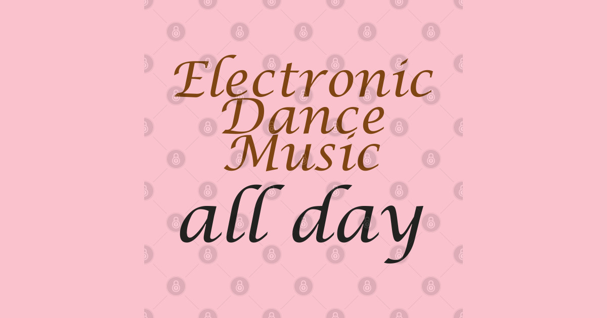 Electronic Dance art drawing - Electronic Dance Music Vintage - T-Shirt ...