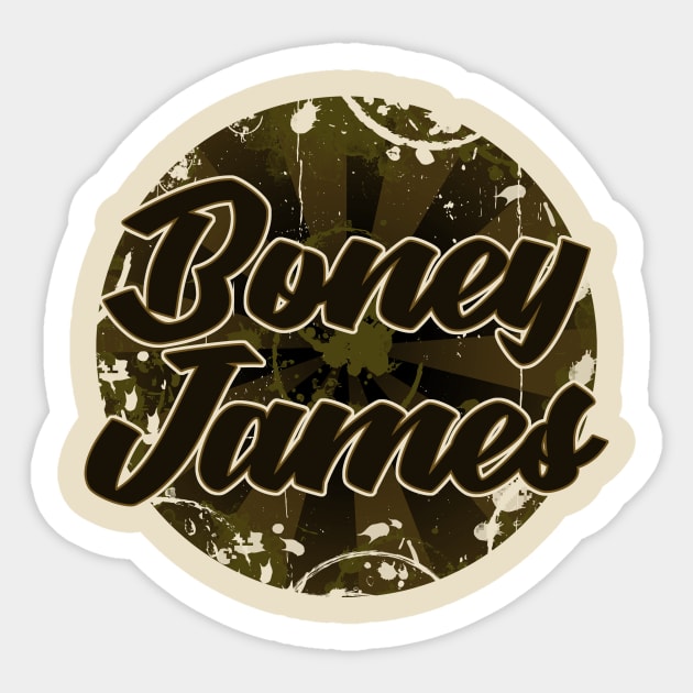 boney james /// vintage style - Boney James - Sticker | TeePublic