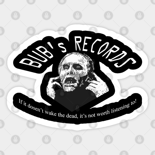 BUB'S Records v2 - Horror Movies Gift Idea - Sticker | TeePublic