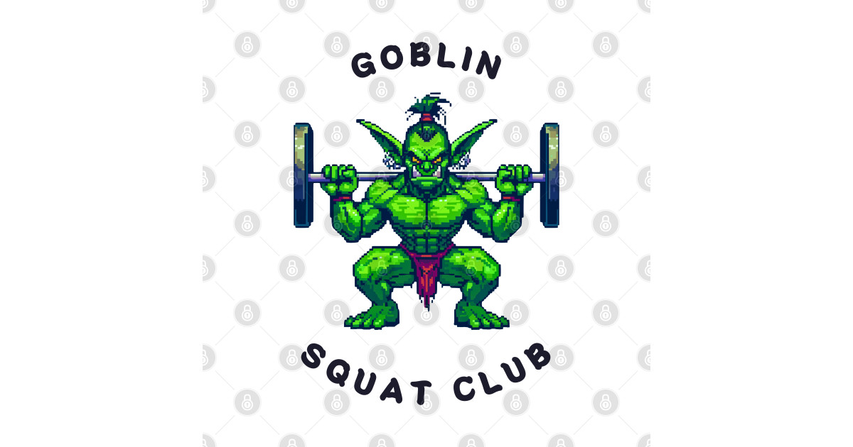 Green Goblin Squat Club - Goblin - T-Shirt | TeePublic