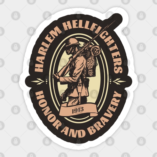 Harlem Hellfighters - WW1 Infantry Regiment - Ww1 - Sticker | TeePublic