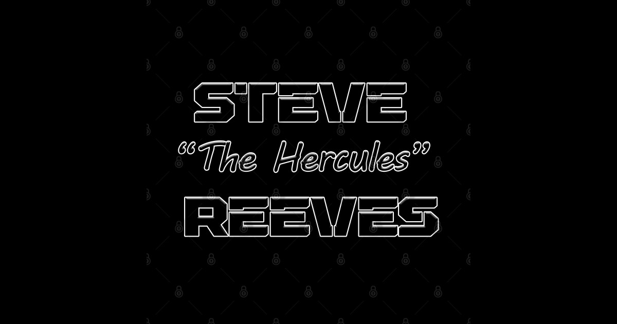 Steve "The Original Hercules" Reeves - Bodybuilding T-Shirt and Merch ...