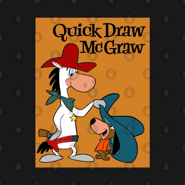 Quick Draw McGRAW : Cartoon Cowboy Sheriff Print - Cowboy Print - T ...