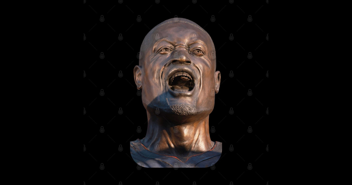Dwayne Wade statue face - Dwayne Wade - Sticker | TeePublic
