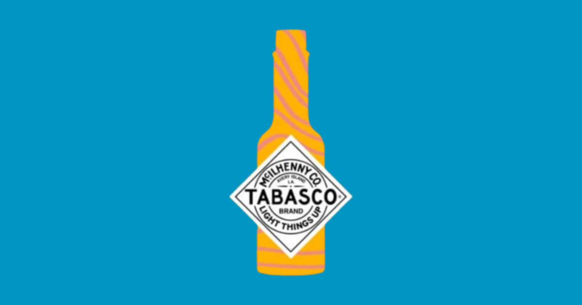 Tabasco Pepper Sauce // Yellow bottle // - Tabasco - T-Shirt | TeePublic