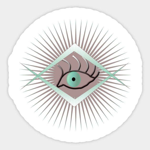 The Eye Symbol - Eyes - Sticker | TeePublic