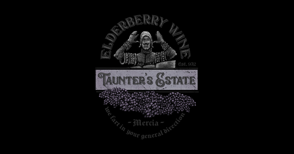 Elderberry Wine - Monty Python And The Holy Grail - Sticker | TeePublic
