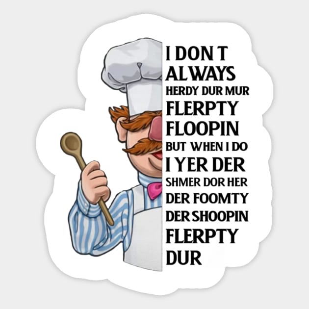 Muppet's Chef - Muppets - Sticker | TeePublic