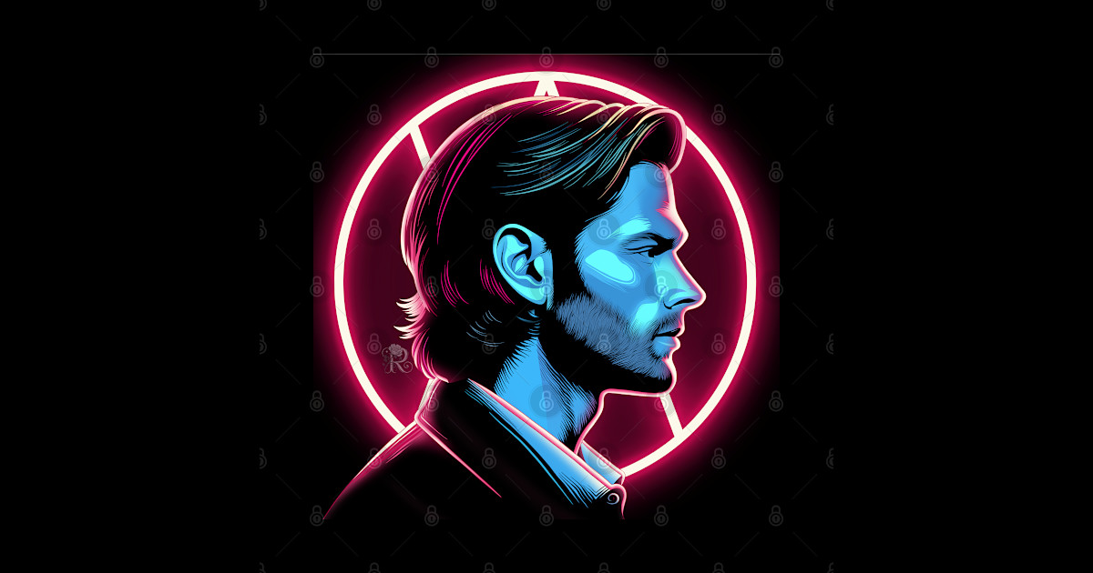 Neon Sam - Sam Winchester - Sticker | TeePublic