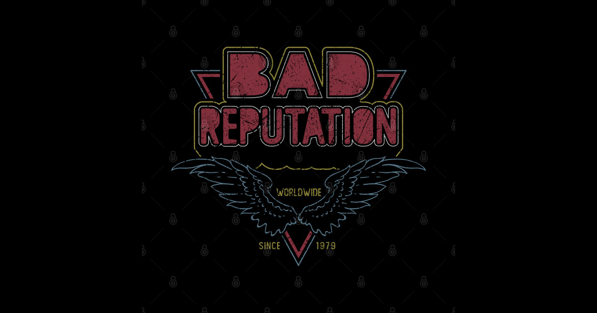 Bad Reputation - Rock Band Logo Style - T-Shirt | TeePublic