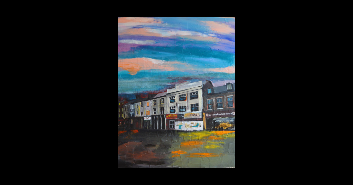 Paragon Square, Hull, England - Paragon Square - Sticker | TeePublic