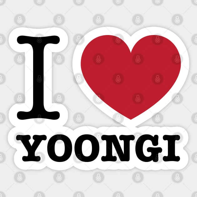 I love BTS Min Yoongi Suga typography Morcaworks - I Love Yoongi ...