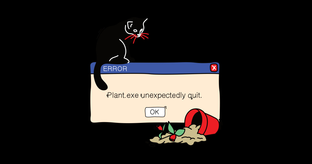 Windows error - Cats - Sticker | TeePublic