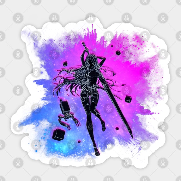 YoRHa Type A - 2b - Sticker | TeePublic