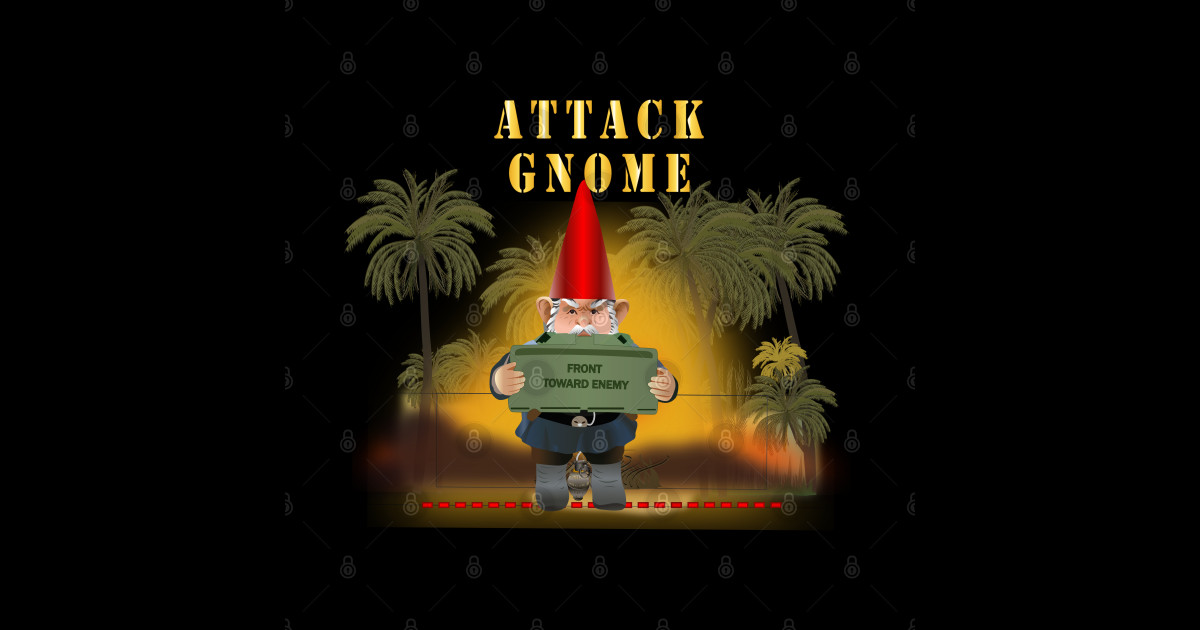 Attack Gnome w Claymore - Grenade w Fire w Jungle X 300 - Attack Gnome ...