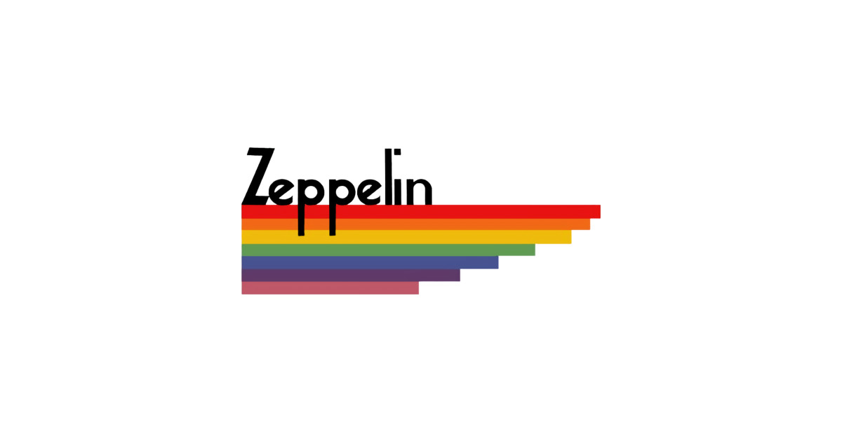 Rainbow Zepp - Led Zeppelin - T-Shirt | TeePublic