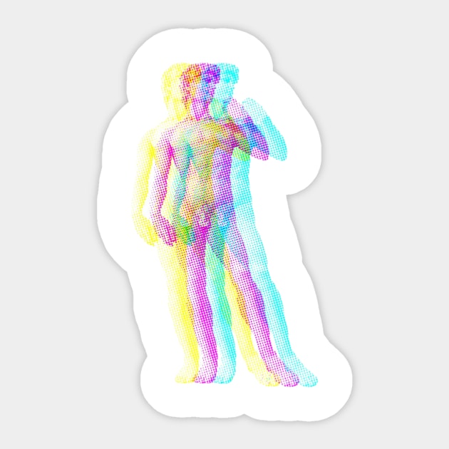 David Statue - Graphics - Sticker | TeePublic