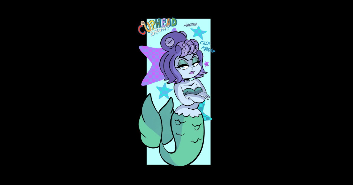 cala maria - Cuphead And Mugman - Sticker | TeePublic