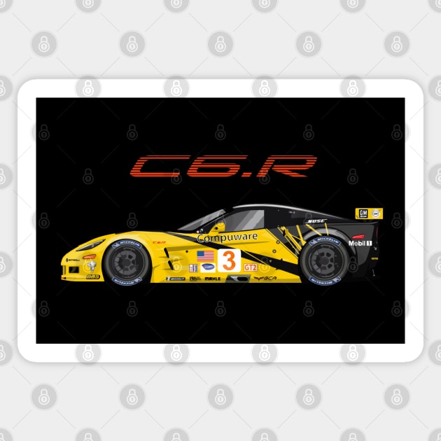 Corvette C6.R - C6 R - Sticker | TeePublic