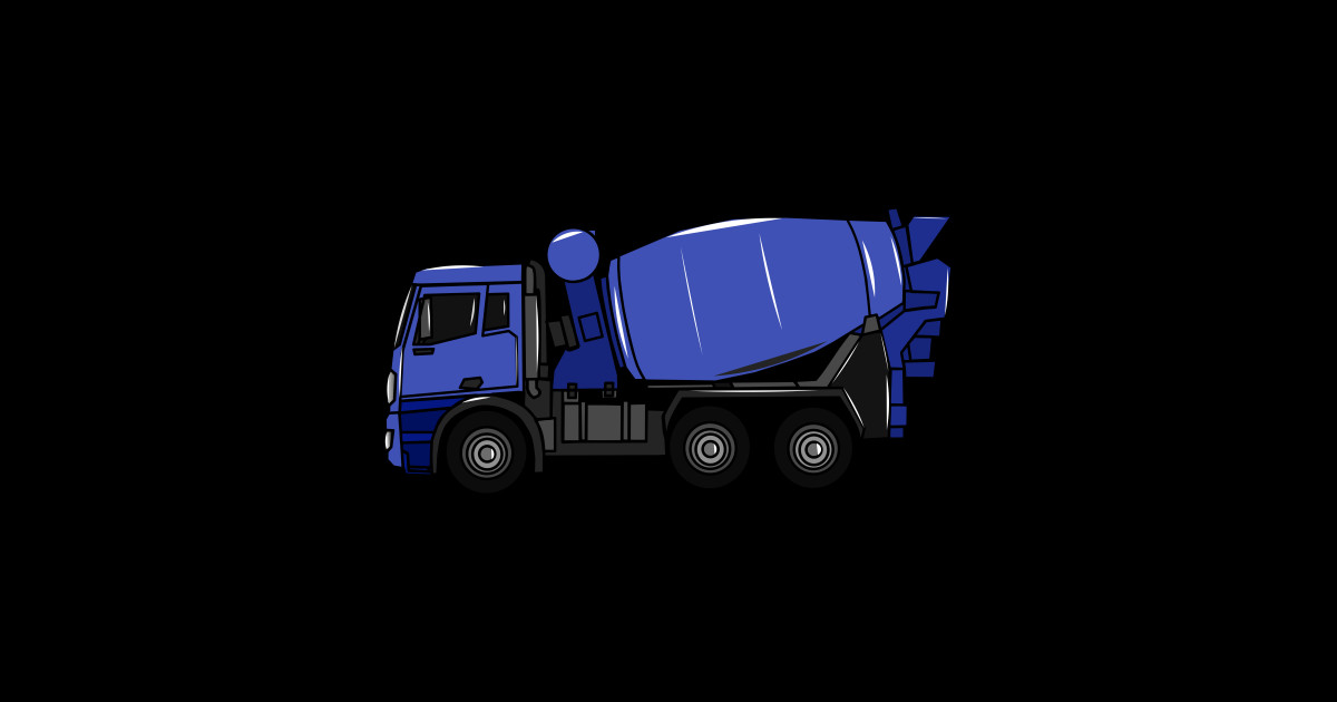 Concrete mixing transport truck cartoon - Concrete Mixing Transport ...