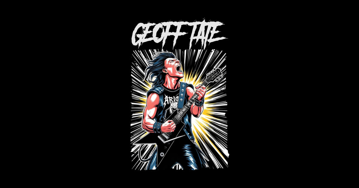GEOFF TATE BAND FAN ART - Geoff Tate Band Fan Art - Sticker | TeePublic