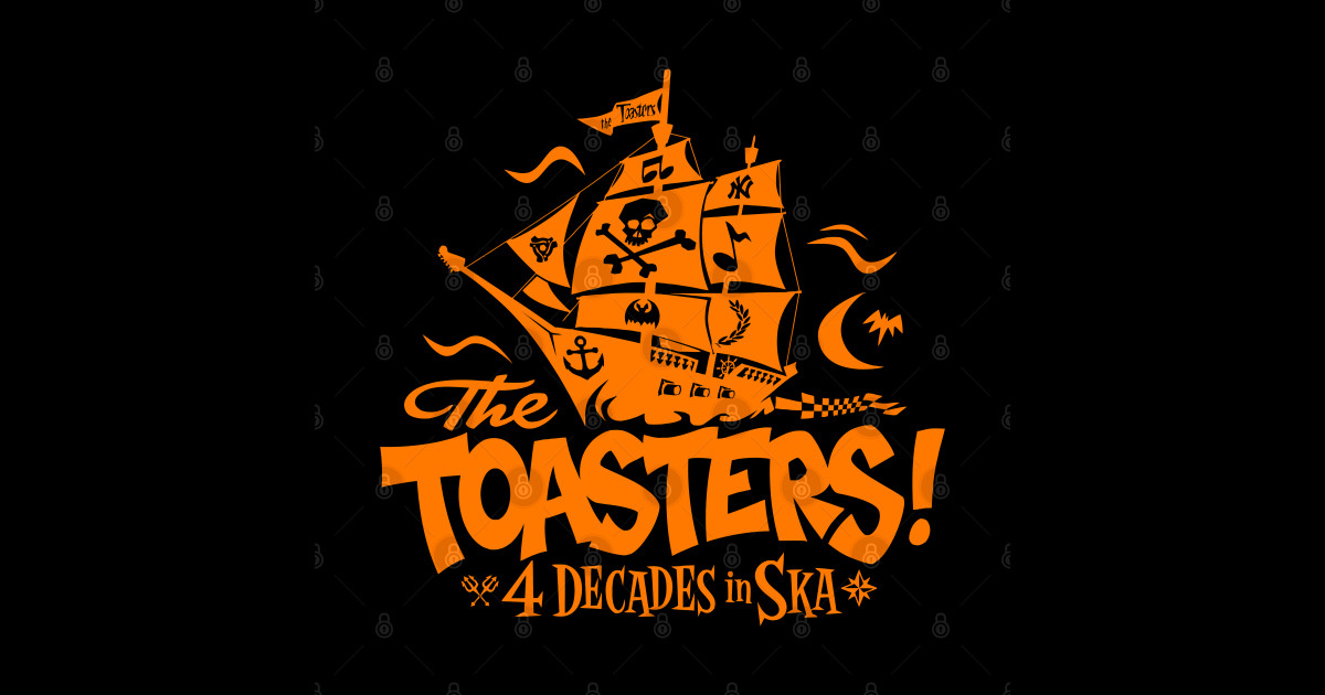 The Toasters 4 Decades In Ska - Band - Sticker | TeePublic