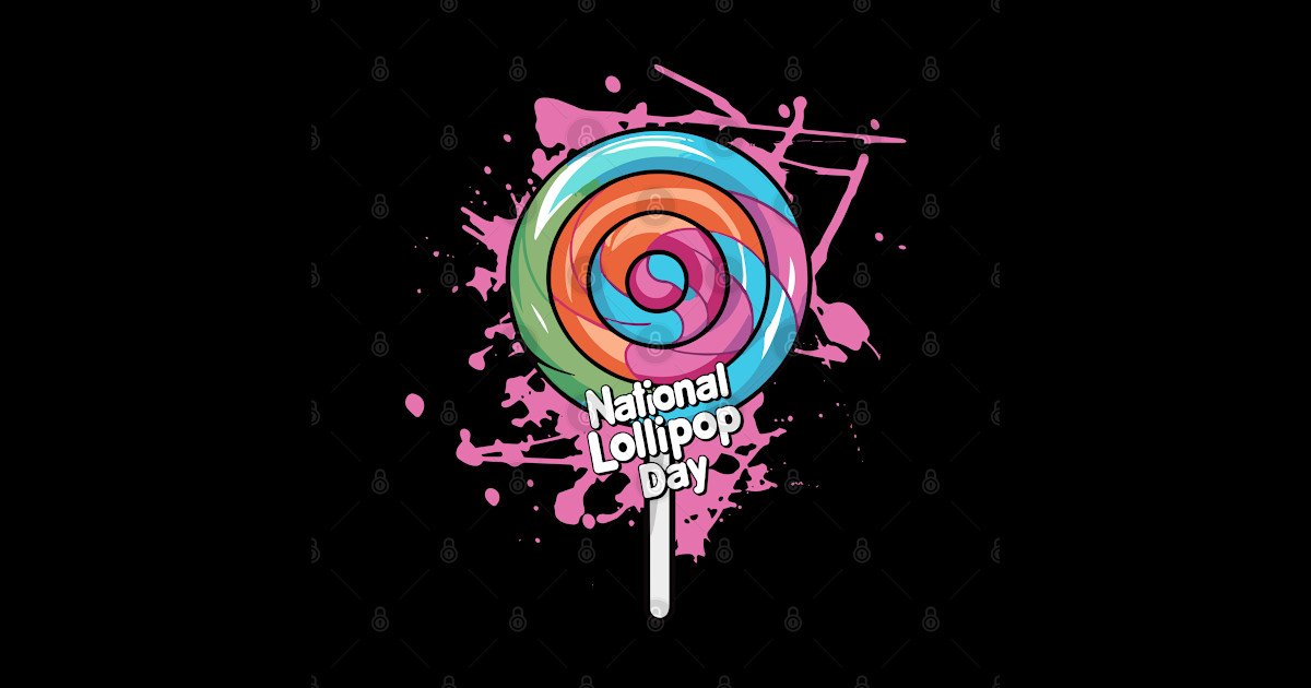 National Lollipop Day – July - Lollipop Day - Sticker | TeePublic